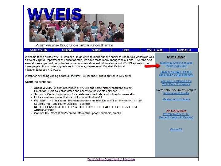 Example Login screen for WOW WOW menu We