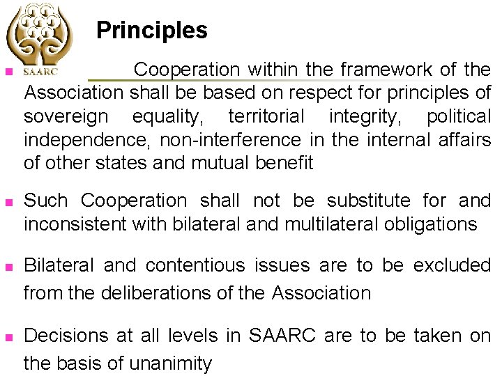 SAARC Process Scope and Opportunities by Chanchal C