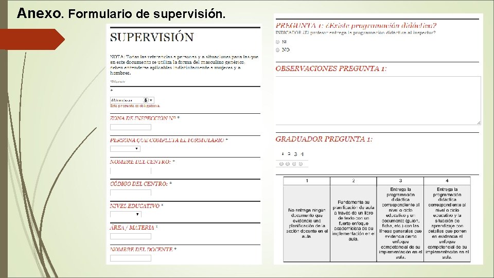 PROTOCOLO DE SUPERVISIN 1 Objetivos de la Supervisin