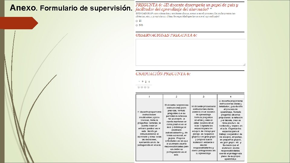 PROTOCOLO DE SUPERVISIN 1 Objetivos de la Supervisin