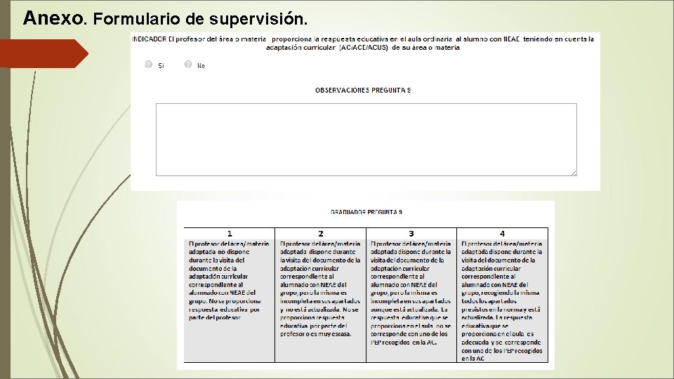 PROTOCOLO DE SUPERVISIN 1 Objetivos de la Supervisin