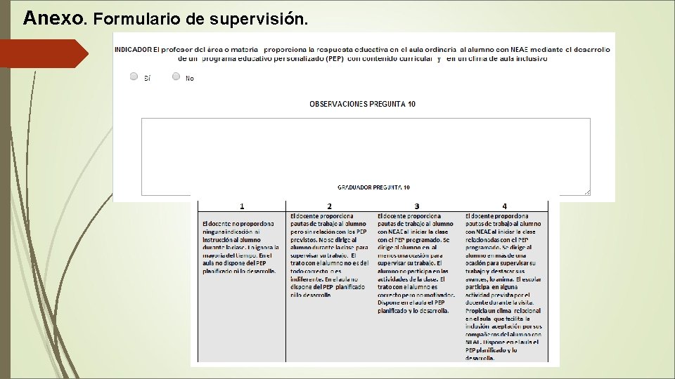 PROTOCOLO DE SUPERVISIN 1 Objetivos de la Supervisin
