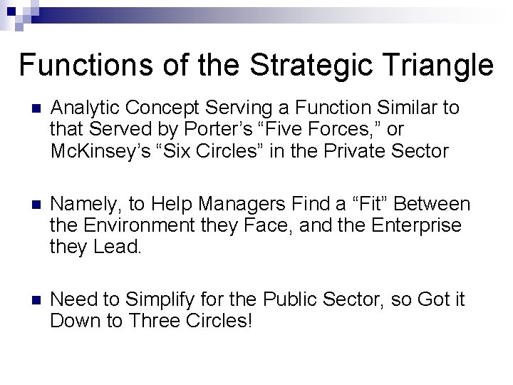 Creating Public Value Strategic Management in Government Four