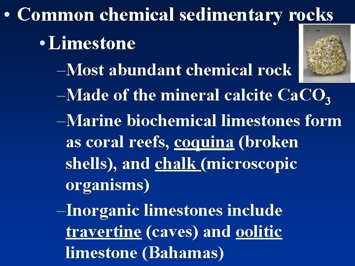 Lecture 6 7 Sedimentary and Metamorphic Rocks Part