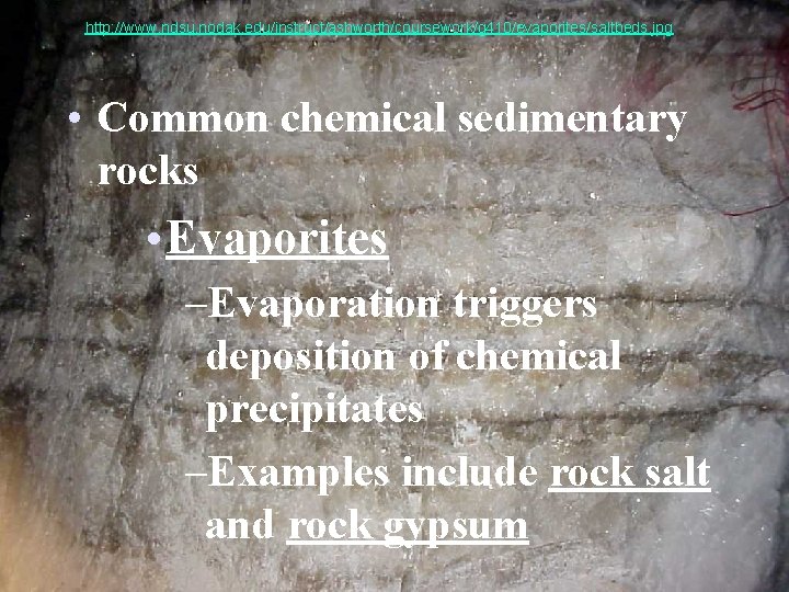 Lecture 6 7 Sedimentary and Metamorphic Rocks Part