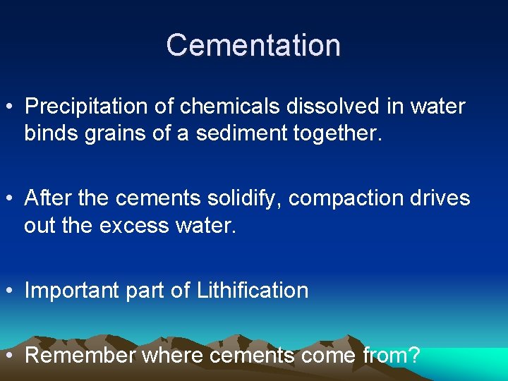 Lecture 6 7 Sedimentary and Metamorphic Rocks Part