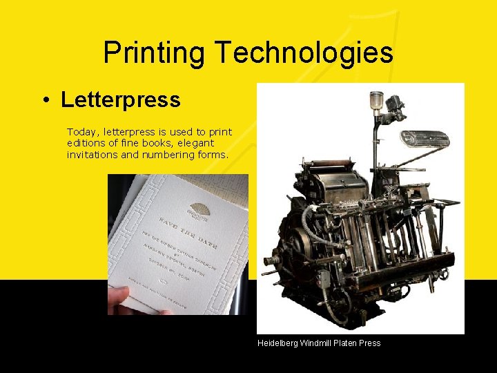 Typography The selection and arrangement of type on