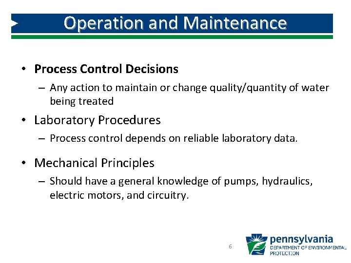 Module 1 Introduction to Wastewater Treatment Plant Operator