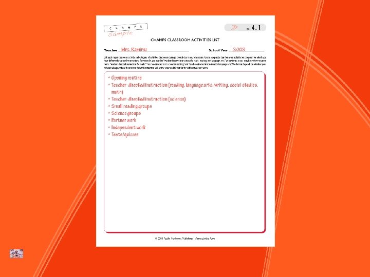 CHAMPS A Proactive Positive Approach to Classroom Management