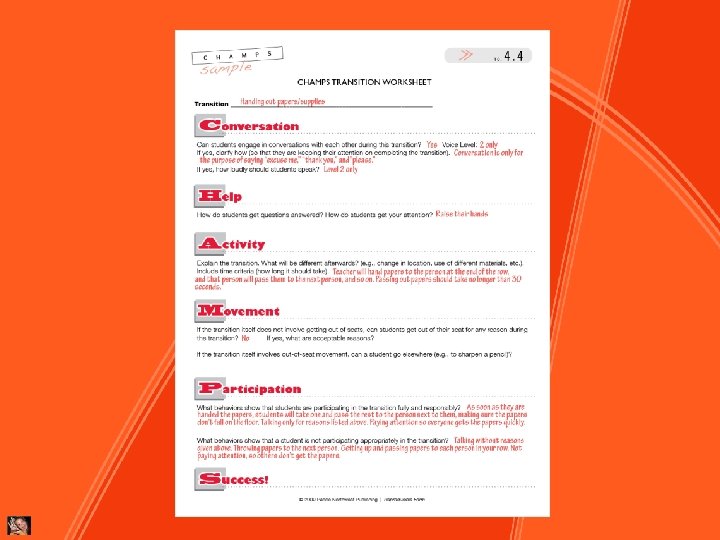 CHAMPS A Proactive Positive Approach to Classroom Management