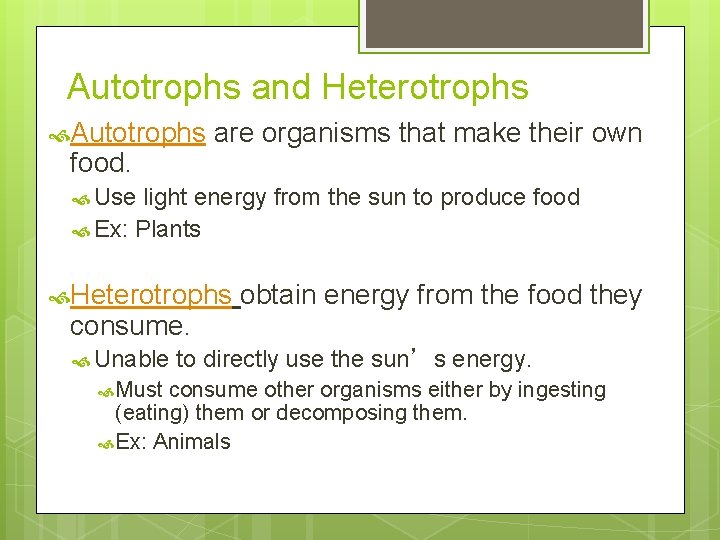 Bioenergetics Photosynthesis and Cellular Respiration PHOTOSYNTHESI S ...