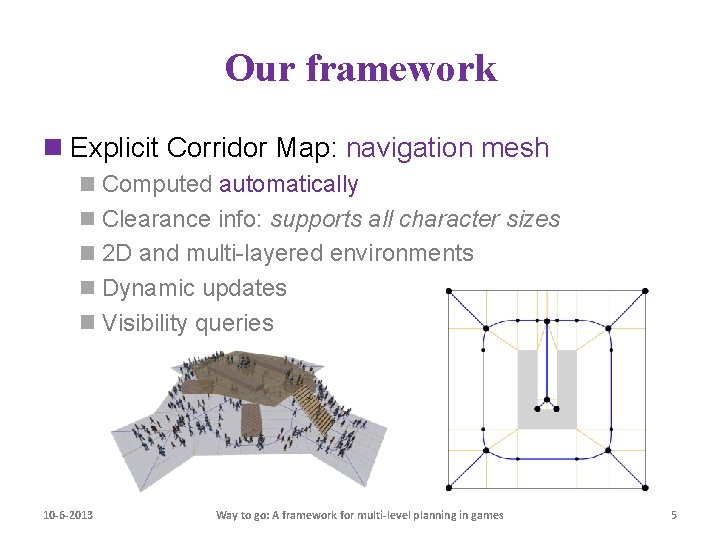 Way to go A framework for multi level