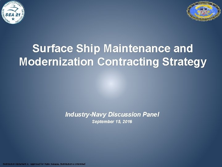 Surface Ship Maintenance and Modernization Contracting Strategy ...