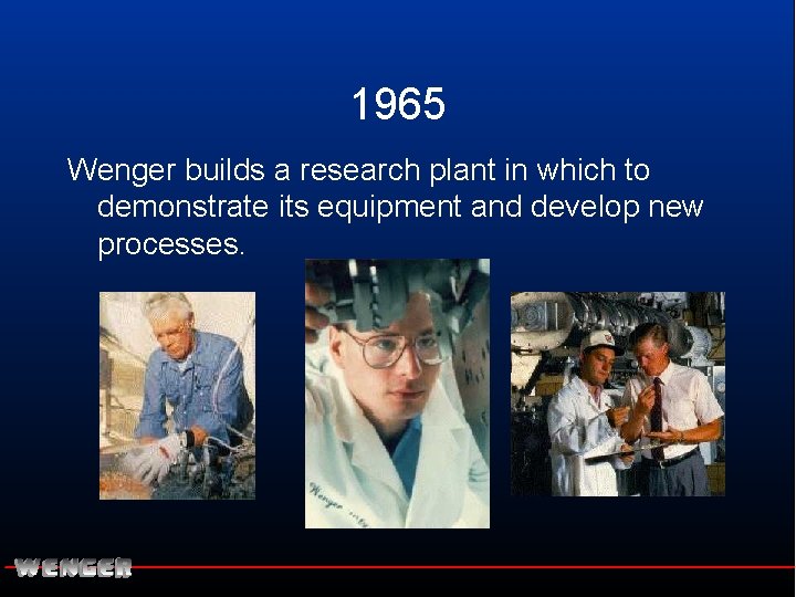 Welcome to Wenger Manufacturing World Supplier of Extrusion