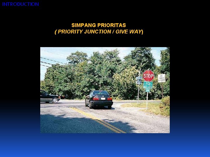 Part 1 TEORI UMUM PERSIMPANGAN oleh Anton Budiharjo