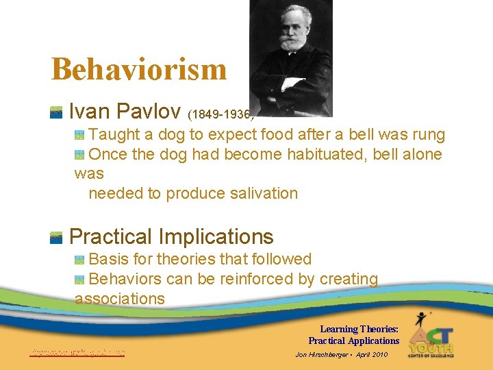 Learning Theories Practical Applications Jon Hirschberger Cornell ...