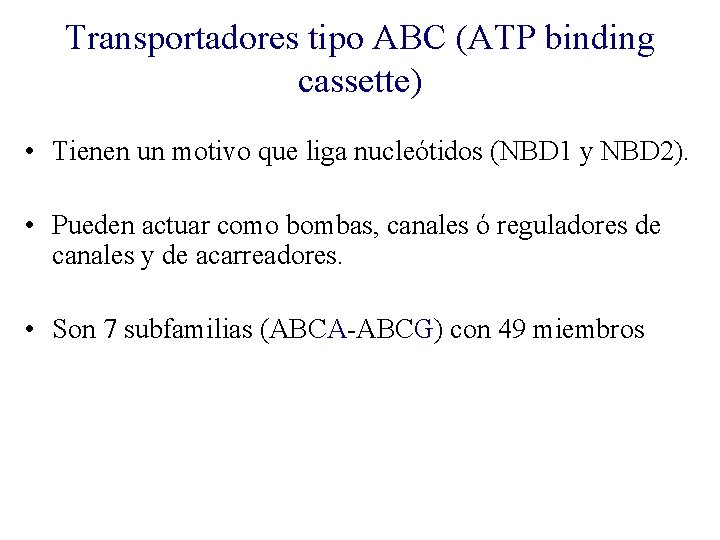 Transporte de solutos y agua Curso ME 2012
