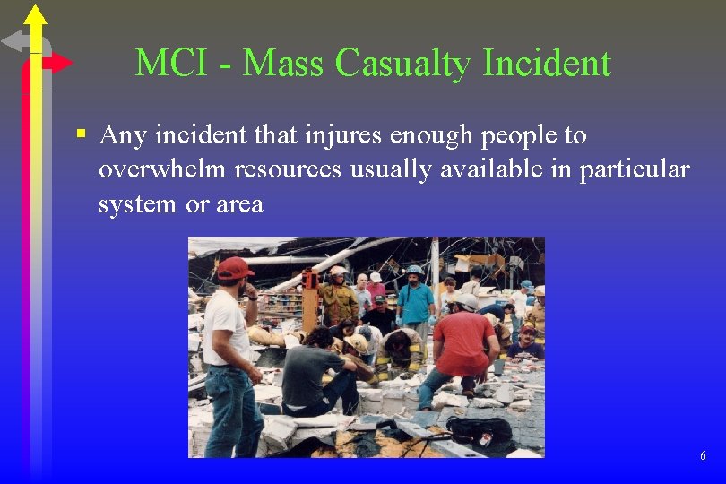 West Virginia Mass Casualty Incident Management Module I