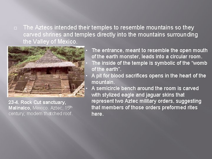 Art of the Americas After 1300 Aztec Inca