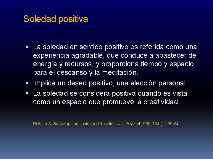 SOLEDAD COMO FACTOR DE RIESGO EN ADOLESCENTES Y