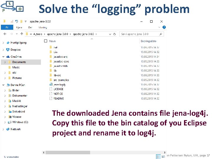 Knowledge Representation XI IKT 437 Apache Jena Part