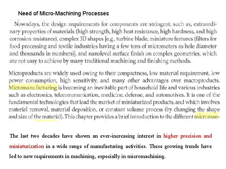 Turning micromilling microdrilling micro EDM micro WEDM micro