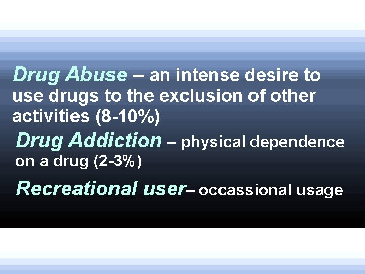 The War on Drugs Officially began in 1970