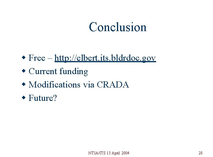 ITS HF Propagation Software Greg Hand US Department