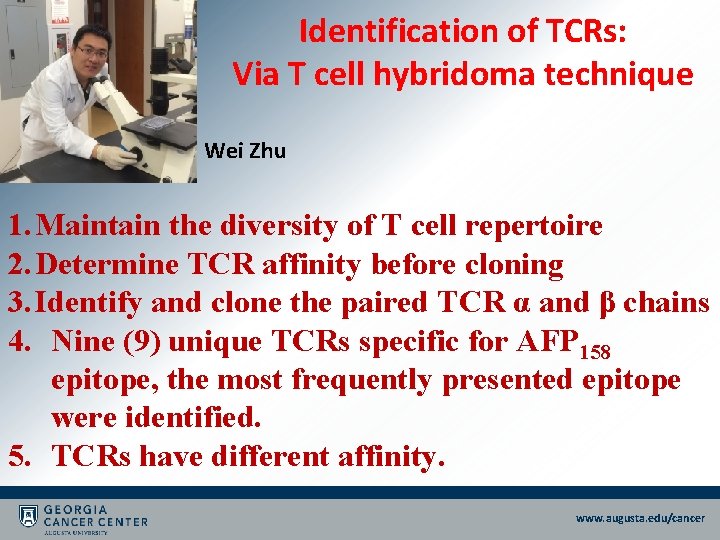 Engineering T cells for HCC Immunotherapy Yukai He