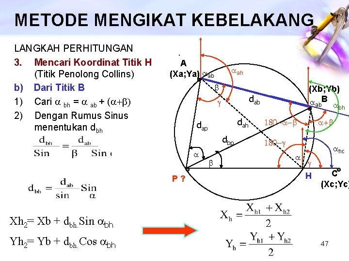 ILMU UKUR TANAH Pengukuran Mendatar Tia Sugiri tsugiritelkom