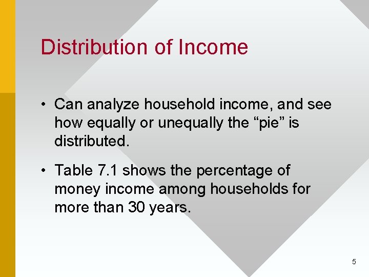 Chapter 7 Income Redistribution Conceptual Issues Public Finance
