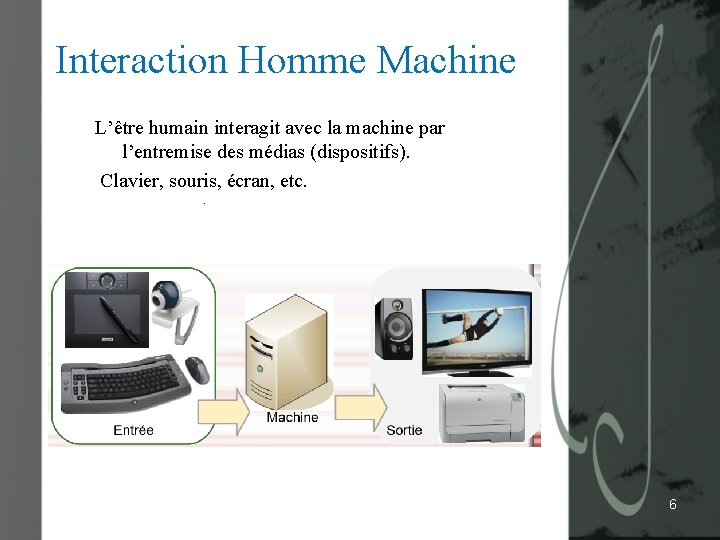 Interface HommeMachine INTERACTIONS MULTIMODALES Professeur Catherine ...