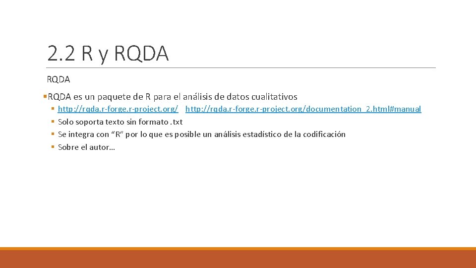 El anlisis de datos cualitativo RQDA Y QDA
