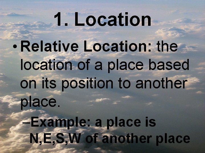 5 Themes of Geography Copyright Clara Kim 2007