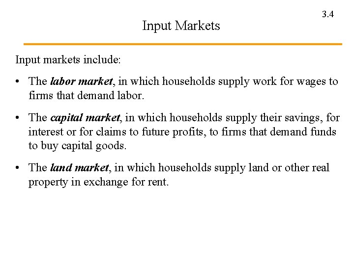 Chapter 3 Demand Supply and Equilibrium 3 1