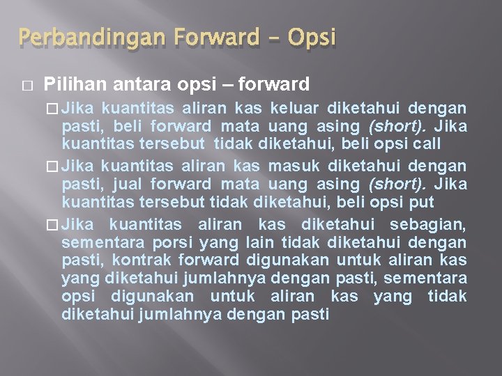 Manajemen Eksposur Transaksi Resiko dan Eksposur Pengertian dan