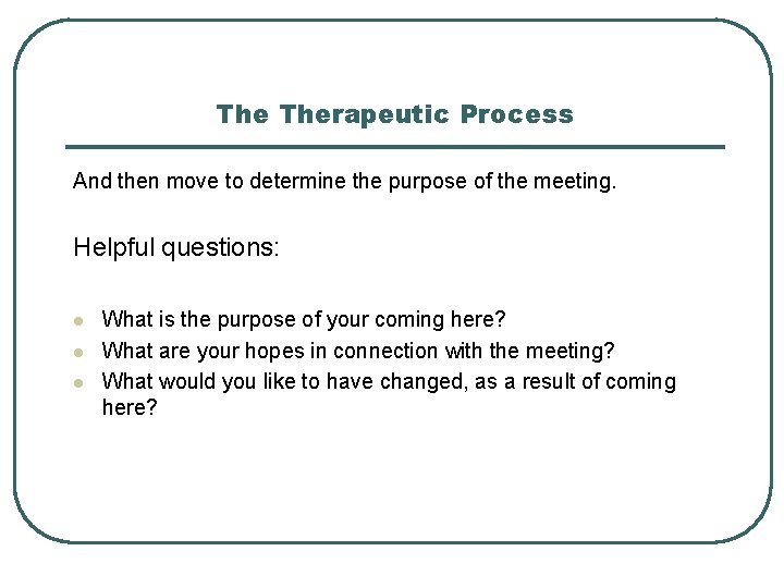 BSFT Brief Solution Focused Therapy A center support