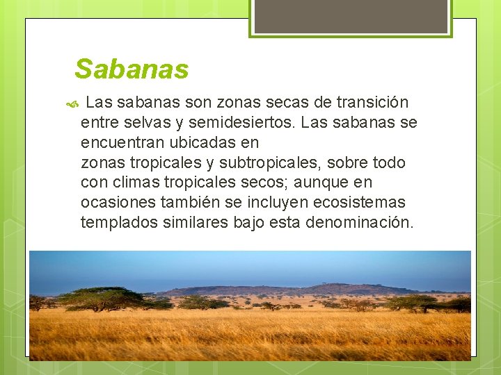 LOS BIOMAS 2 o ms ecosistemas compartiendo una