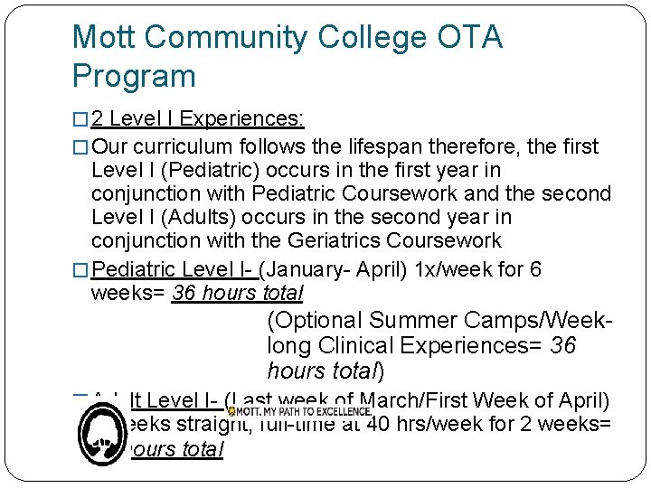 Michigan OTA Programs Baker College Allen Park Melissa