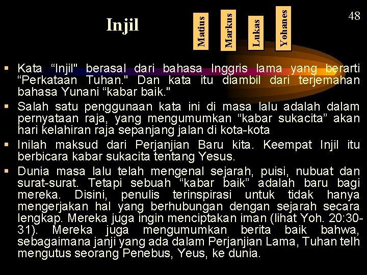 Perjanjian Baru Dr Rick Griffith Singapore Bible College