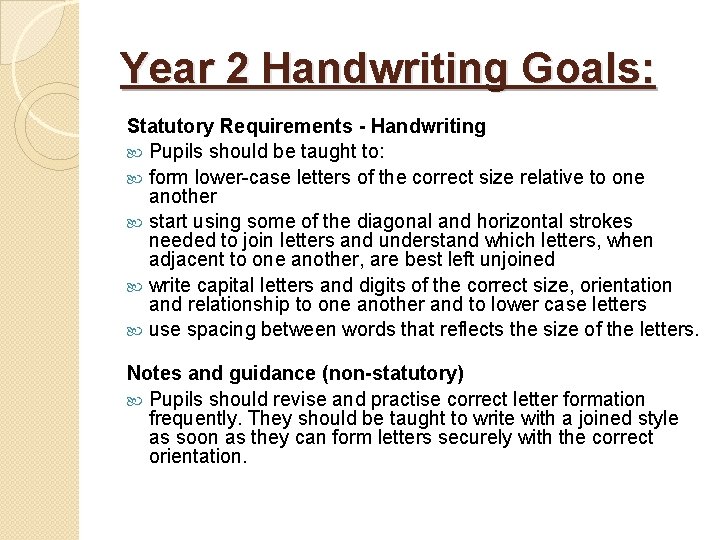 Handsome Handwriting Parent and carer workshop Monday 28
