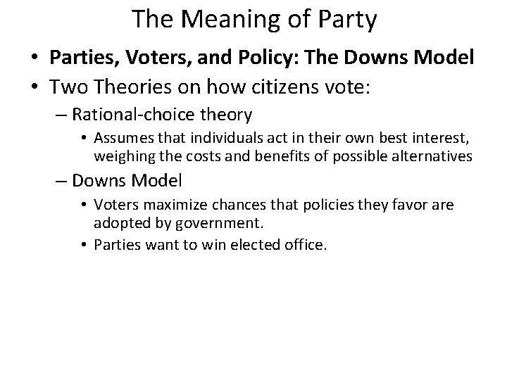 Unit 8 Linkage Institutions Political Parties Interest Groups