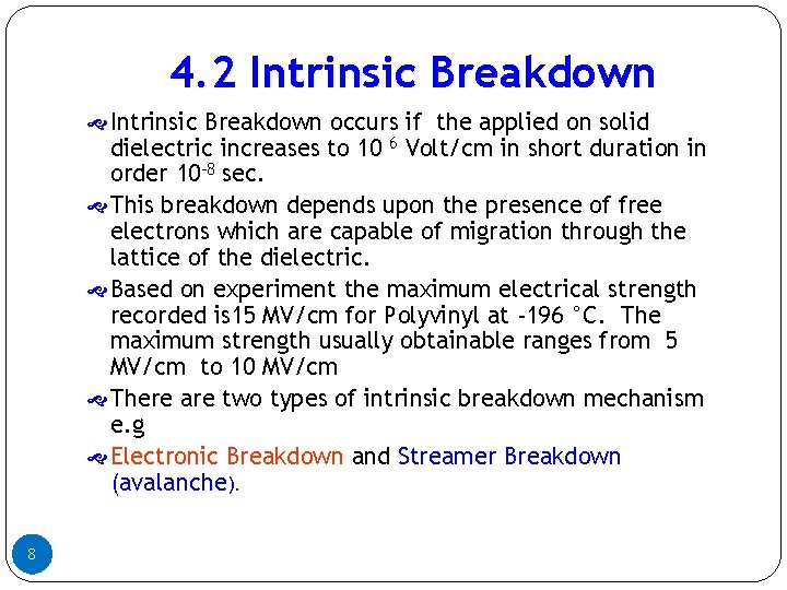 HIGH VOLTAGE ENGINEERING EET 417 1 CHAPTER 4