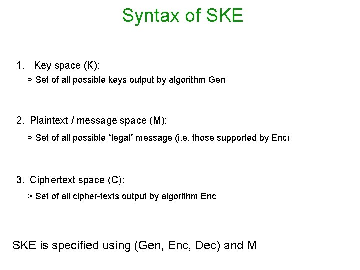 Cryptography Lecture 2 Arpita Patra Arpita Patra Recall