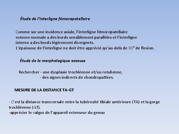 APPORT DE LARTHROSCANNER DANS LA PATHOLOGIE DU GENOU