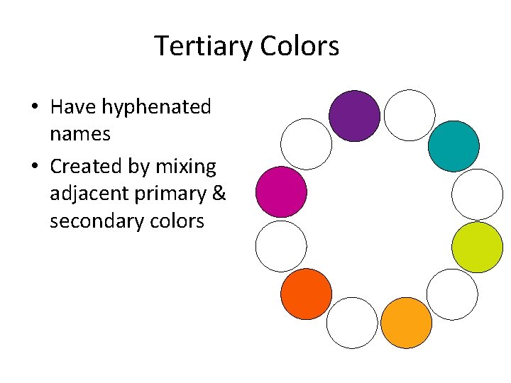 Colors in Floral Design Color Wheel A color