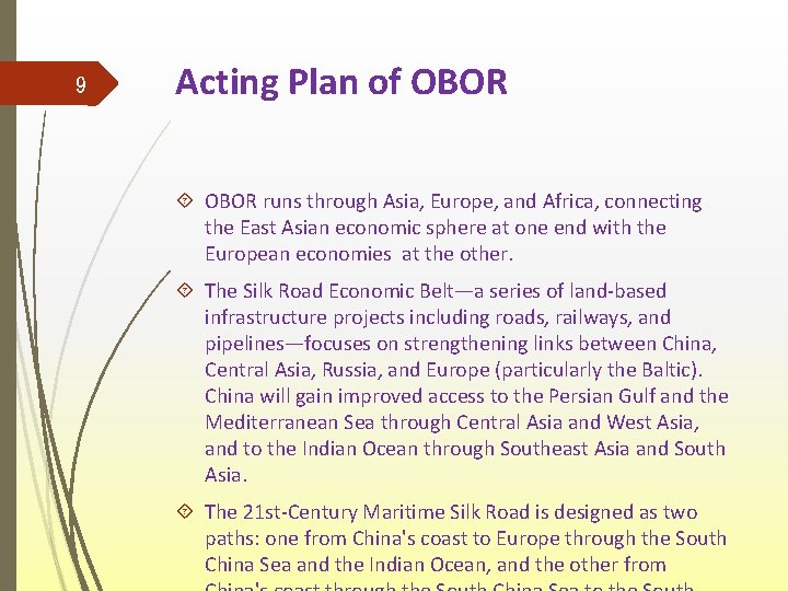 One Belt One Road Initiative The New Development