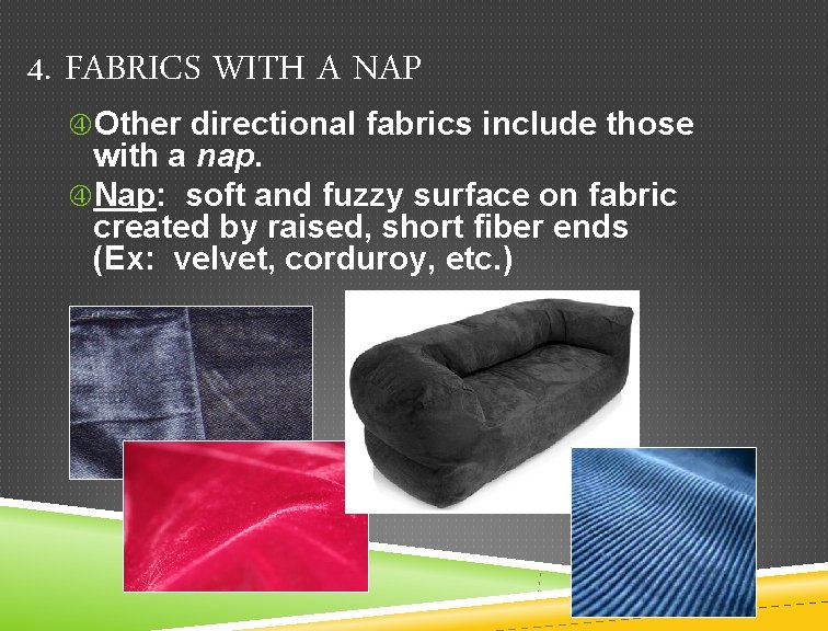 PREPARING FABRIC AND PATTERNS TO BE CUT 1