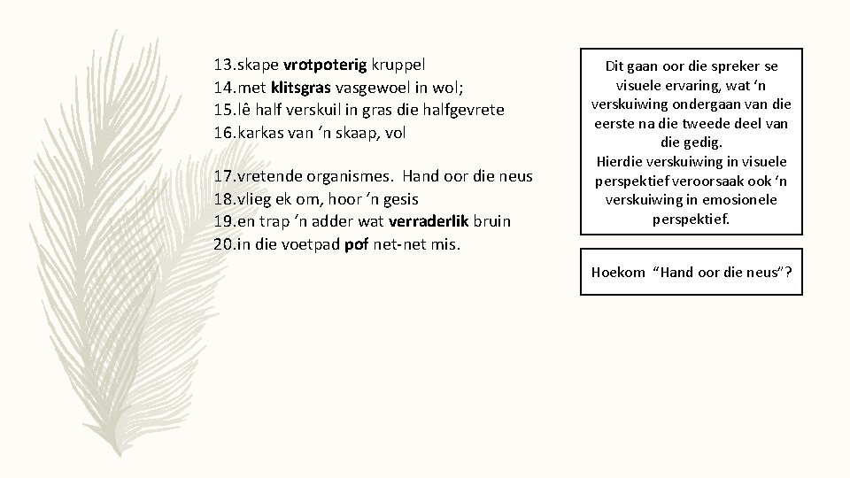 Niks is waarna dit lyk nie Johan Myburgh