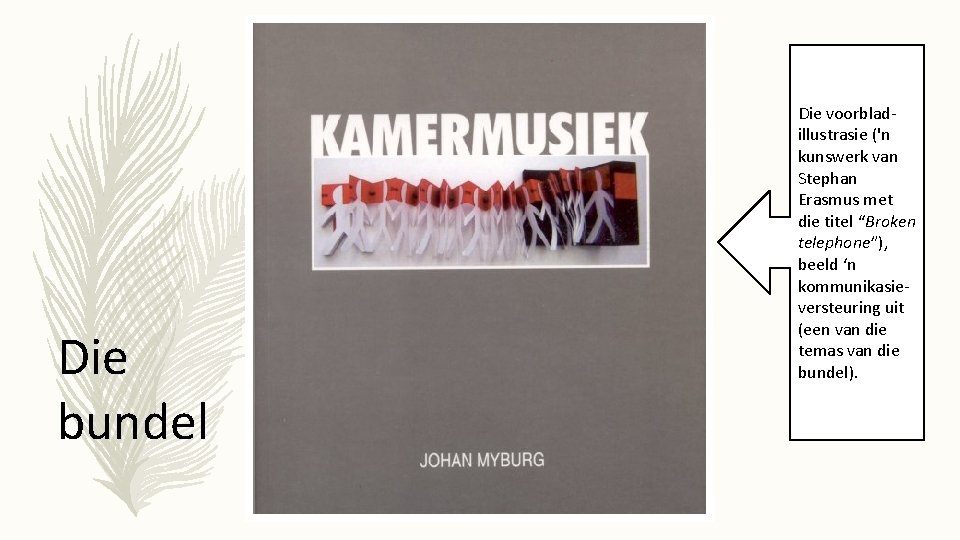 Niks is waarna dit lyk nie Johan Myburgh